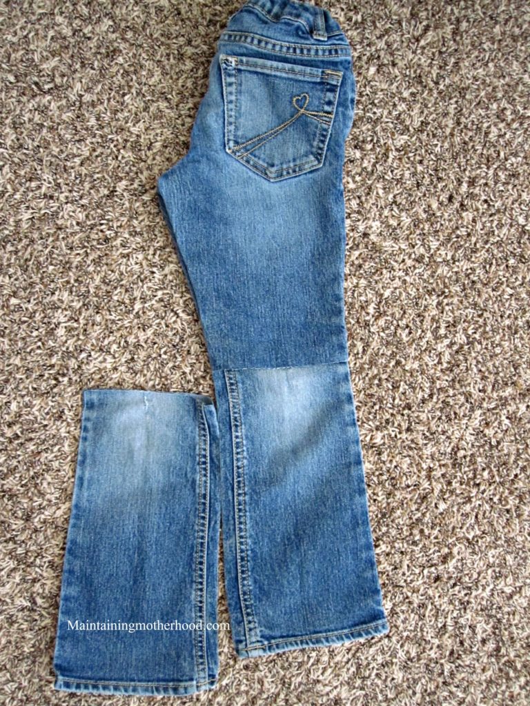 DIY Denim Jean Shorts – Maintaining Motherhood