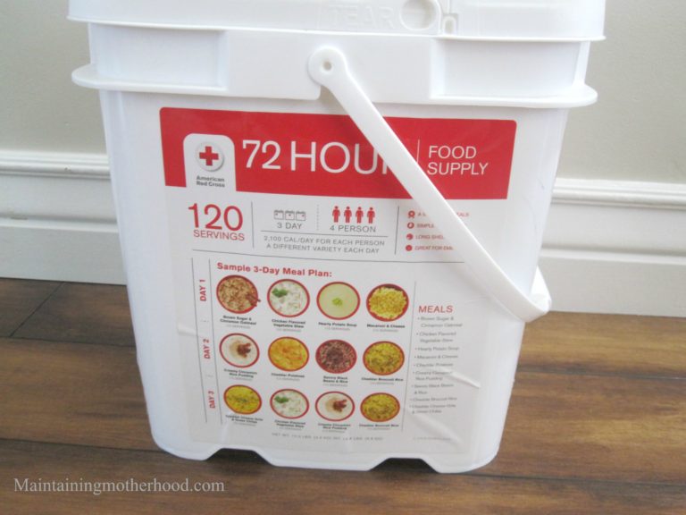 Simple 72 Hour Kit Food List – Maintaining Motherhood